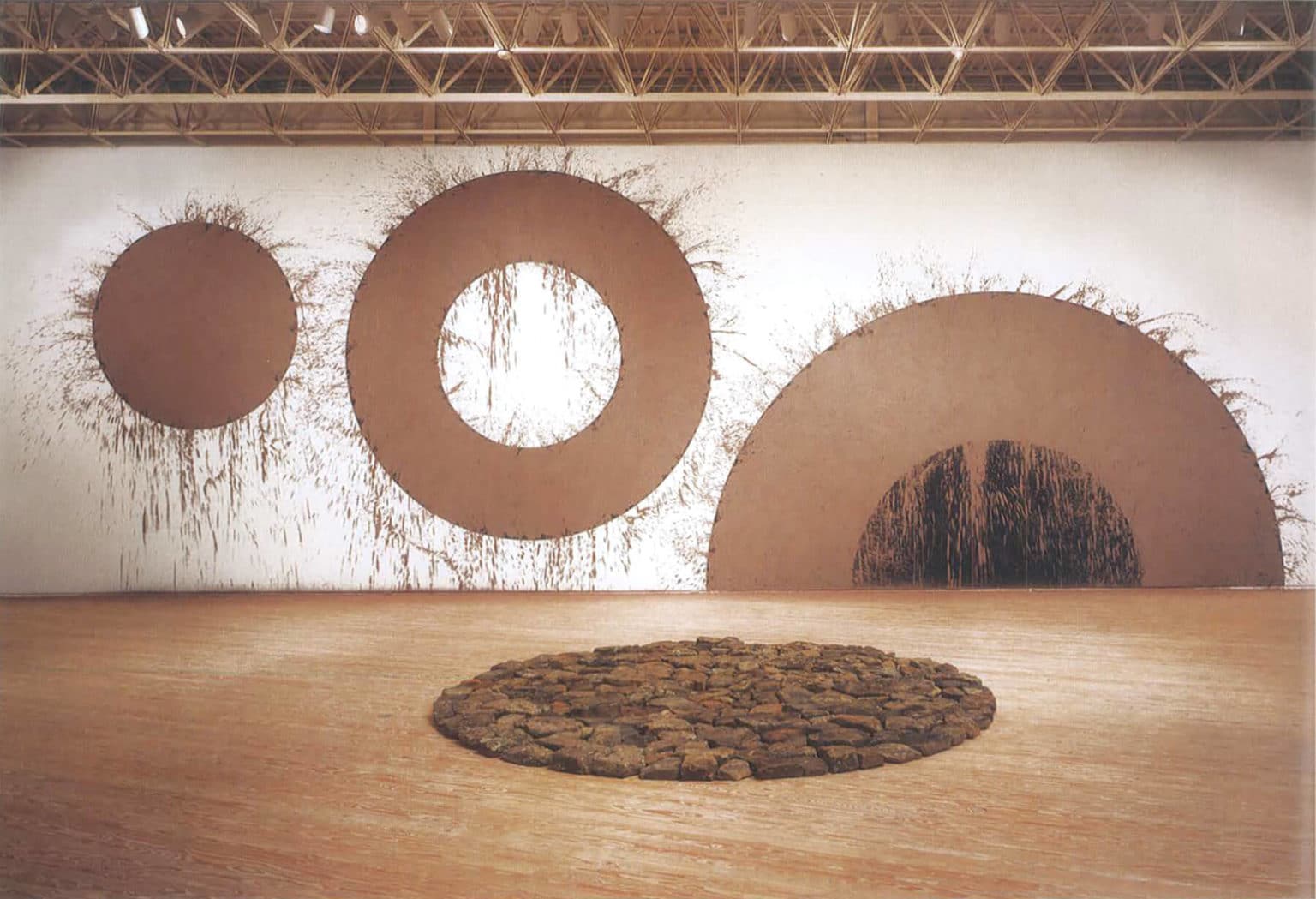 Richard Long Circles Cycles Mud Stones 1996 | Contemporary Arts Museum ...