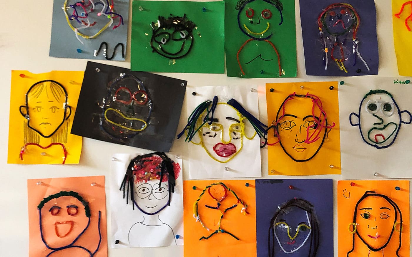 Pipe Cleaner Portraits | Contemporary Arts Museum Houston